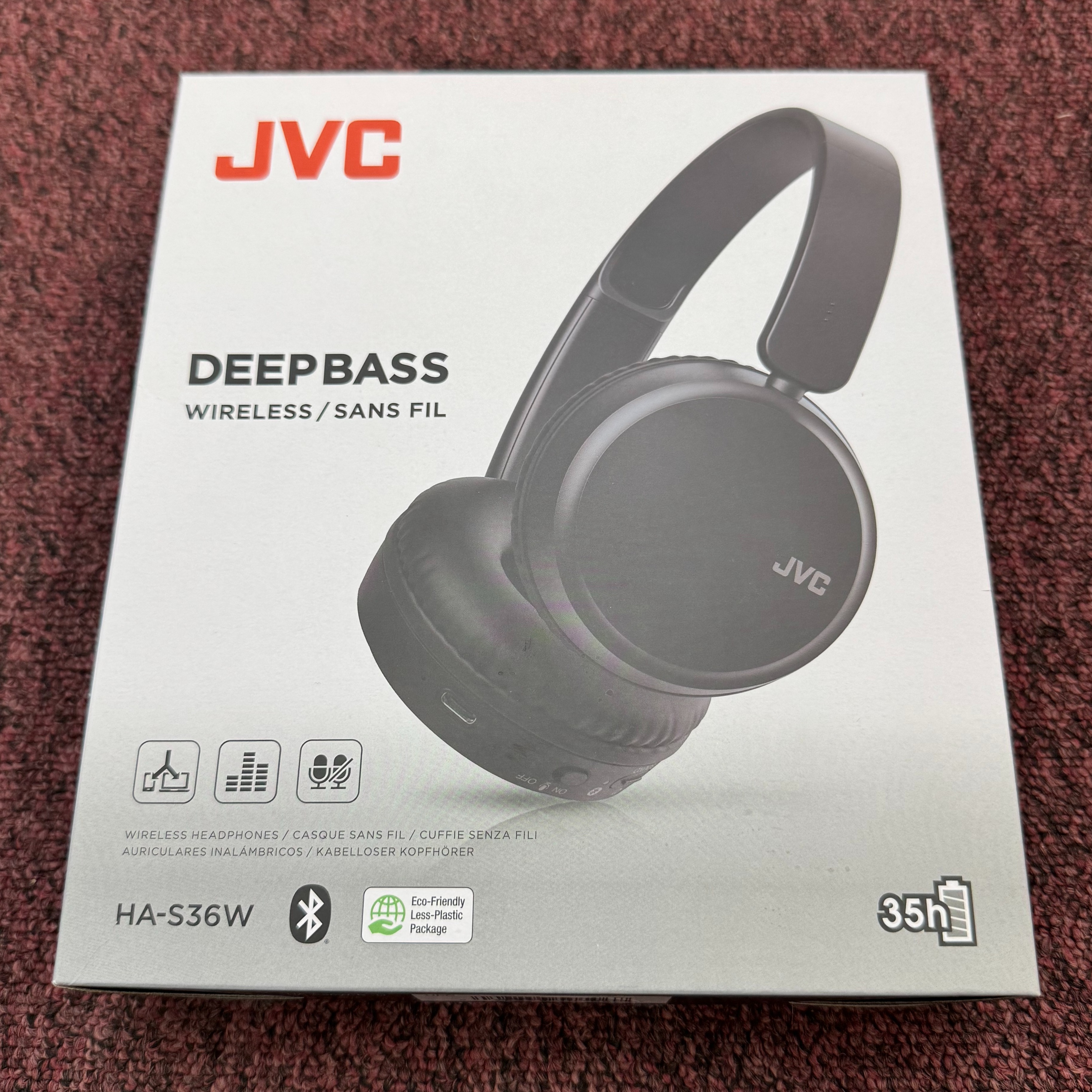 Pre-owned JVC Deepbass Bluetooth Headphones - Own4Less